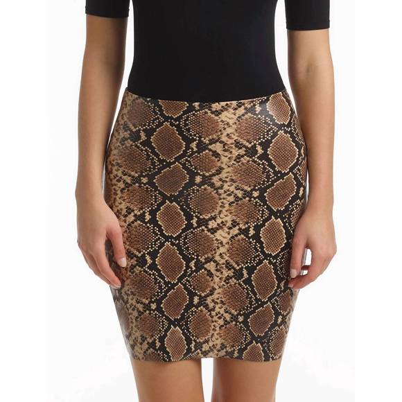 Commando | Skirts | New Commando Commando Faux Leather Animal Miniskort ...